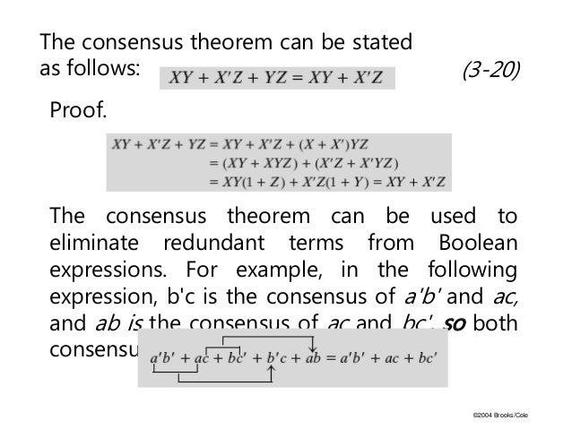 boolean algebra(continued)
