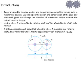 Gears & its Terminology | PPTX