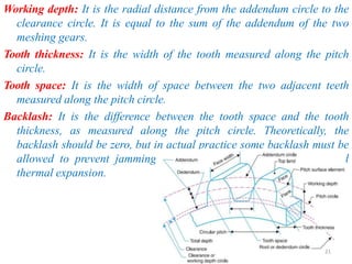 Gears & its Terminology | PPTX