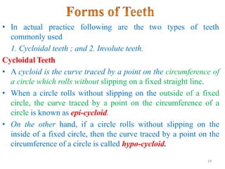 Gears & its Terminology | PPTX
