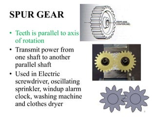 Gears & its Terminology | PPTX
