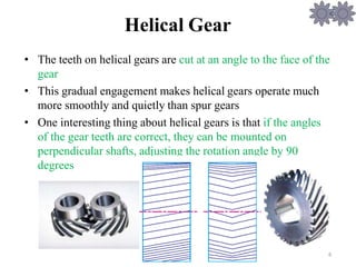 Gears & its Terminology | PPTX