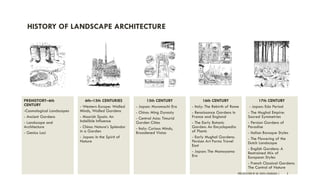 Unit 03 History of Landscape Architecture | PDF