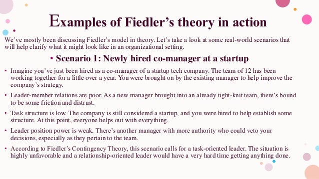 Unit#04-Fiedler’s Contingency Theory.pptx | Resume Writing and Advice ...