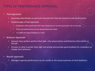 Performance Appraisal | PDF
