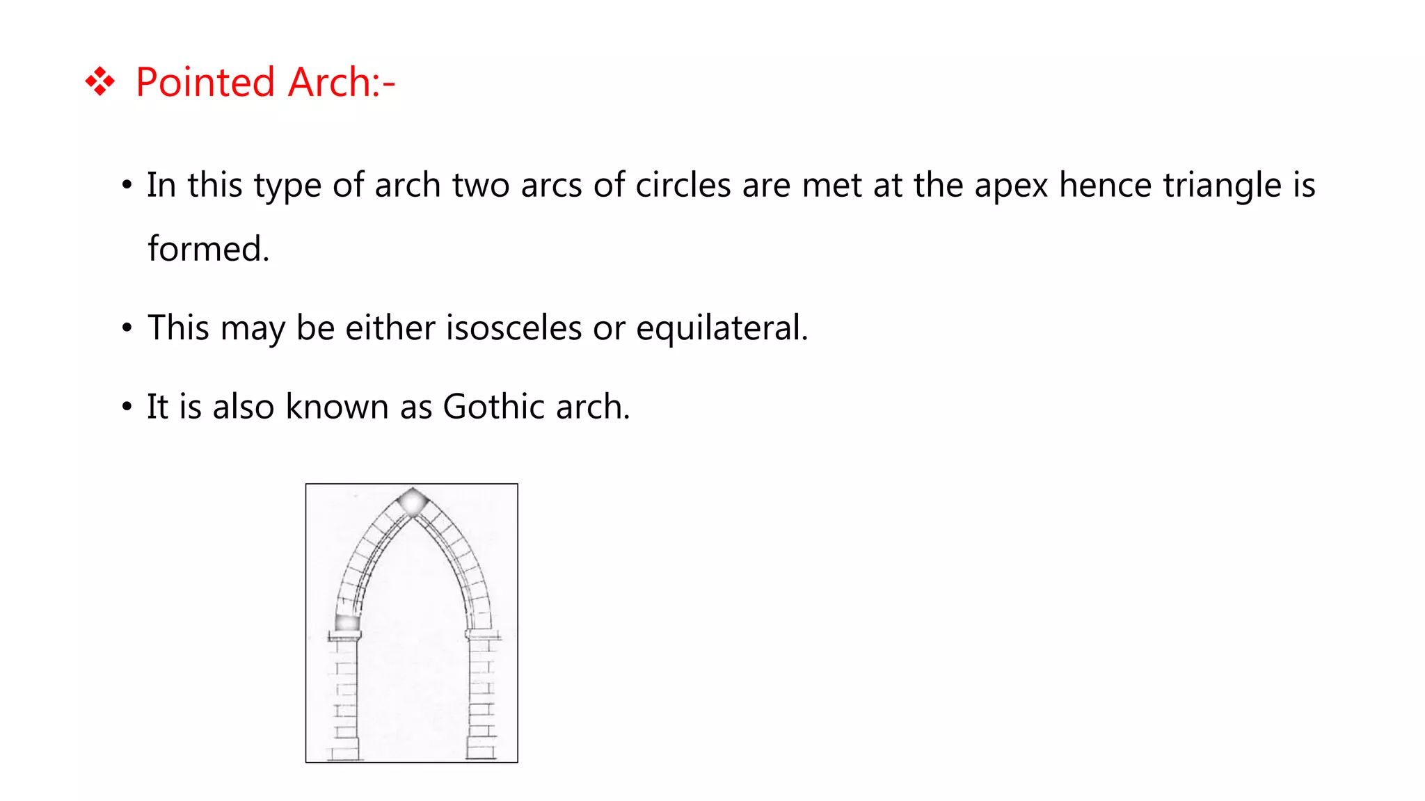 Details of arches | PPTX