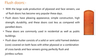 Details of Door and windows | PPTX