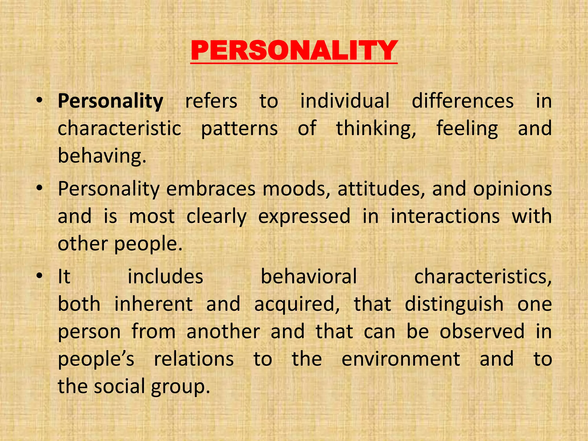 Unit 04 personality in educational psychology | PPTX