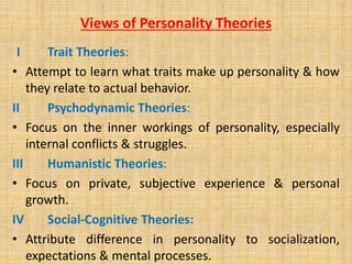 Unit 04 personality in educational psychology | PPTX