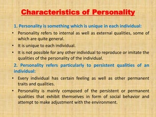 Unit 04 personality in educational psychology | PPTX