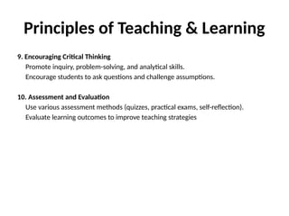 UNIT 04 Principles & styles of teaching & learning.pptx
