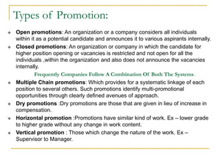 Promotion, Transfer And Seperation | PDF
