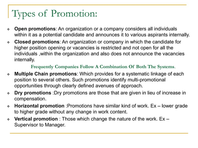 Promotion, Transfer And Seperation | PDF