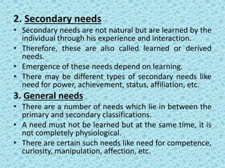 Unit 05 human needs_educational psychology course code 0840_aiou | PPTX