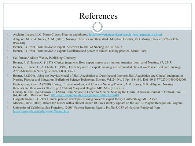 Unit 05 Patricia benner MYK-1.pptxhhhhhhh | PPT | Free Download