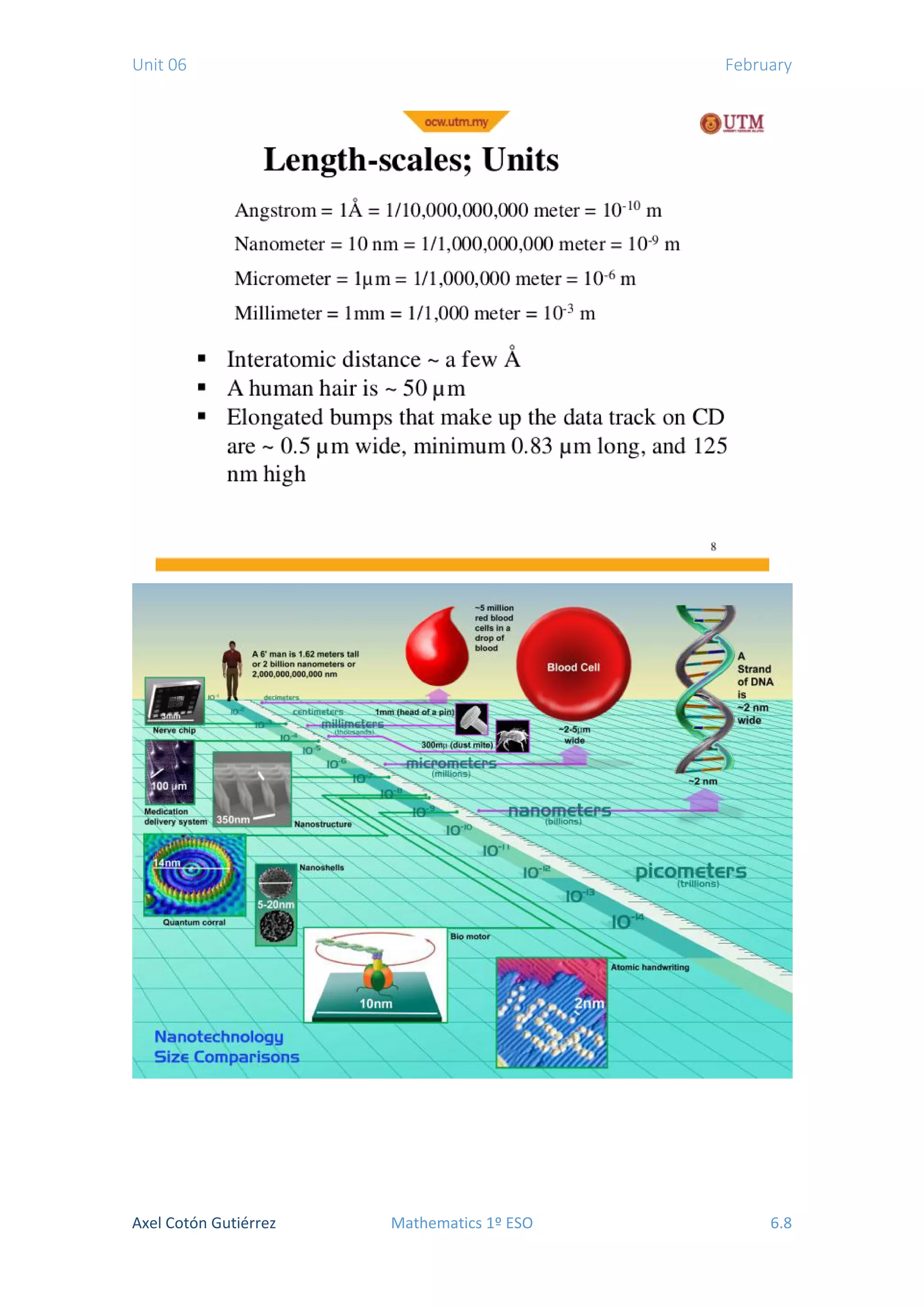 1 ESO - UNIT 06 - THE METRIC SYSTEM AND THE IMPERIAL UNITS | PDF