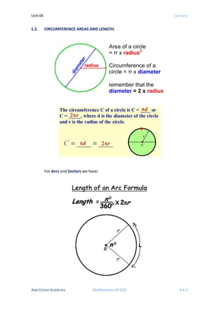 4 ESO Academics - UNIT 06 - AREAS AND VOLUMES. SIMILARITY. | PDF