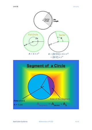 4 ESO Academics - UNIT 06 - AREAS AND VOLUMES. SIMILARITY. | PDF