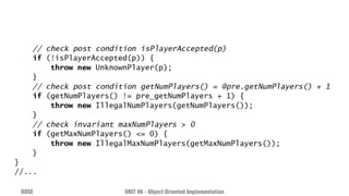 Object Oriented Implementation | PDF