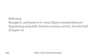 Object Oriented Implementation | PDF
