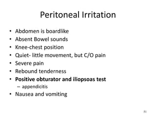 Unit 06 Abdomen assesment. best PowerPoint | PPT