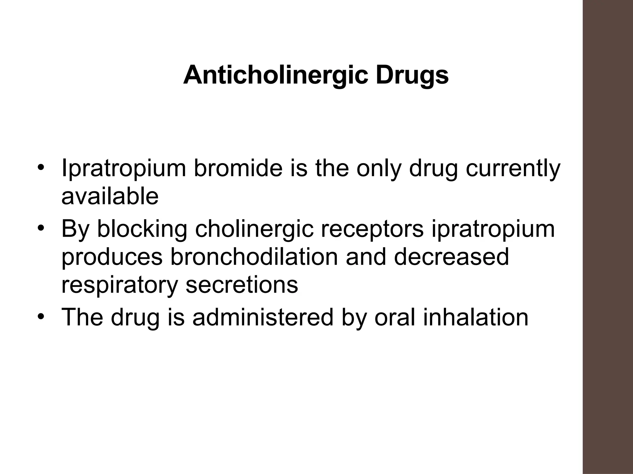 unit 06 (A) Respiratory drugs UNIT.pptxj | PPTX
