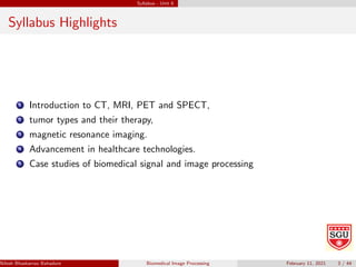 Introduction to Medical Image Processing | PDF