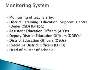 Unit 06 elementary teacher education program in pakistan | PPTX