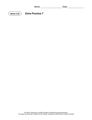 Linear Equations and Graphing - Extra Practice | PDF