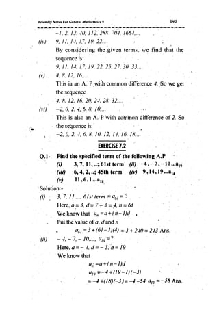Unit07 arithmatic-and-geometric-sequence | PDF