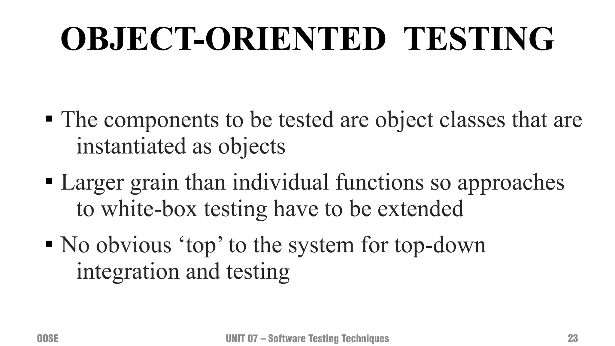Software Testing Techniques Ppt