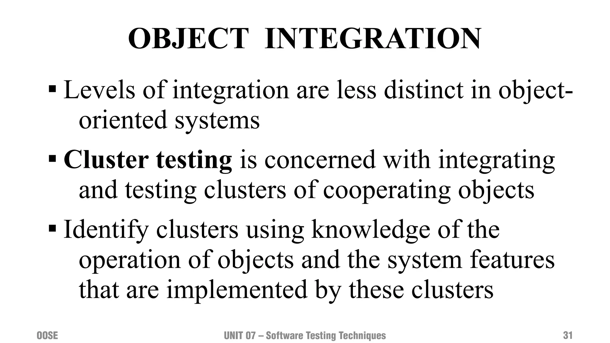Software Testing Techniques Ppt
