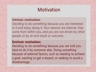 Unit 07 motivation in educational psychology | PPTX