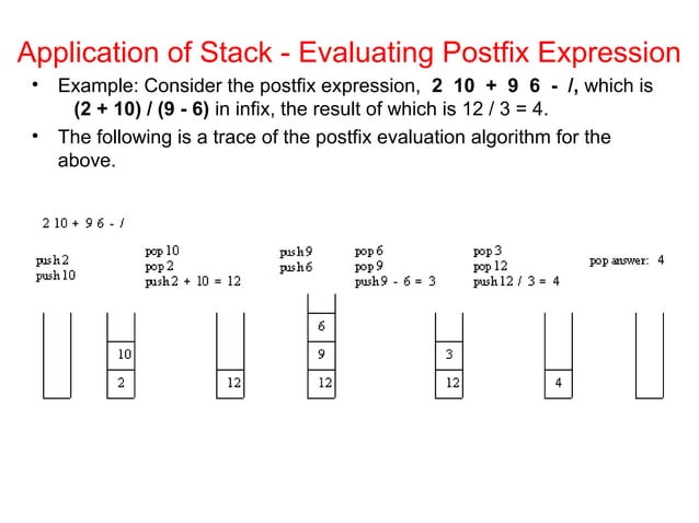 stack presentation | PPT | Programming Languages | Computing