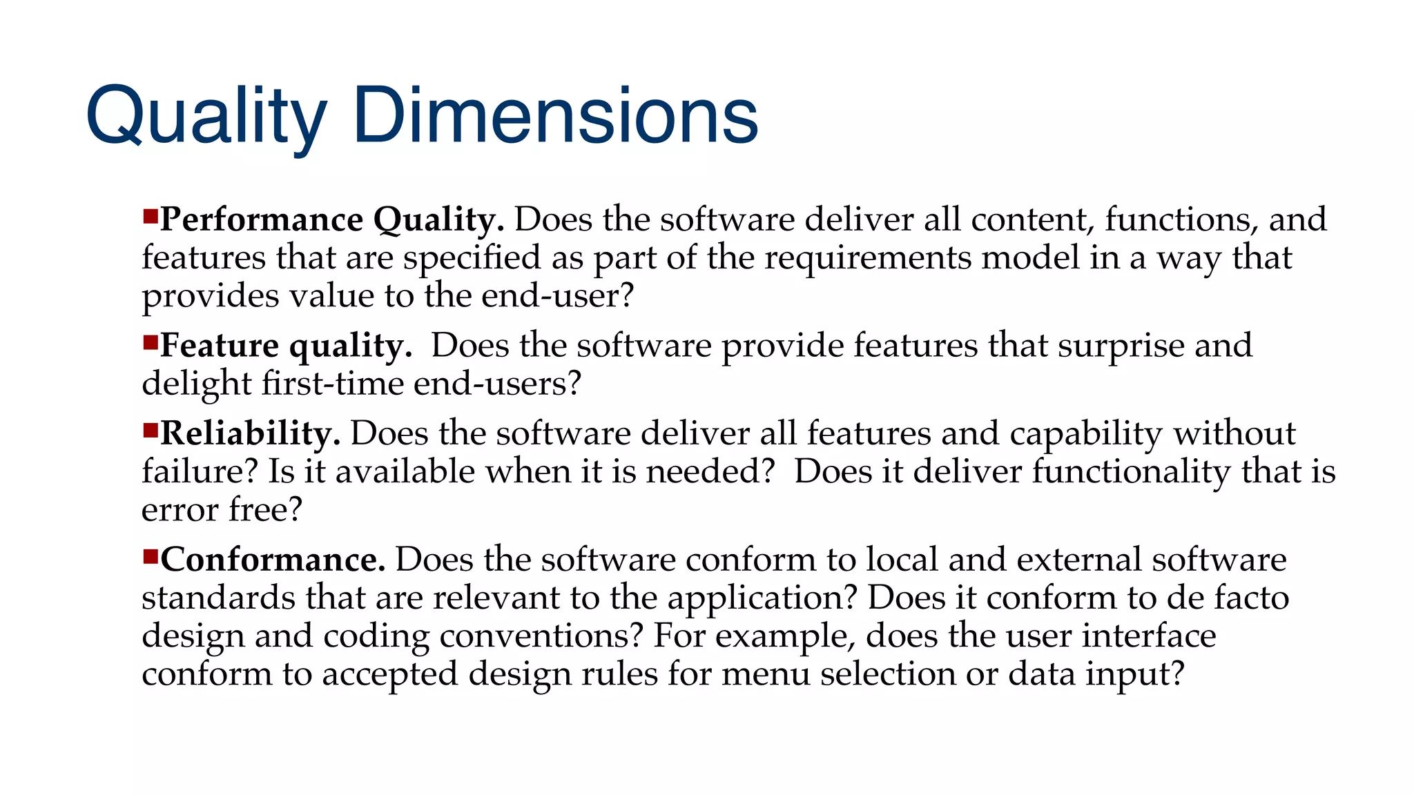 Software Quality Assurance | PDF