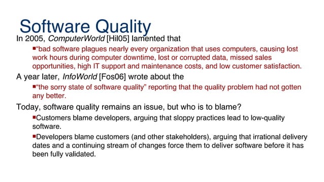Software Quality Assurance | PDF