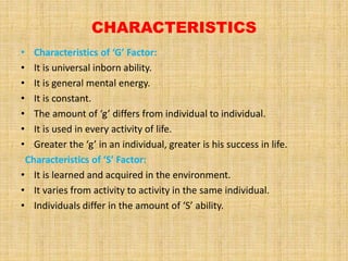 Unit 08 intelligence in educational psychology | PPTX