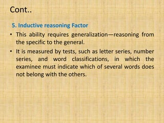 Unit 08 intelligence in educational psychology | PPTX