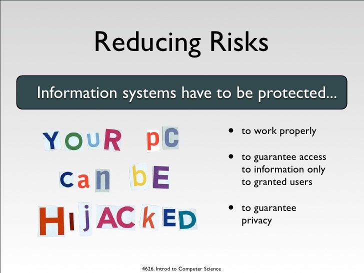 Computer Security And Risks