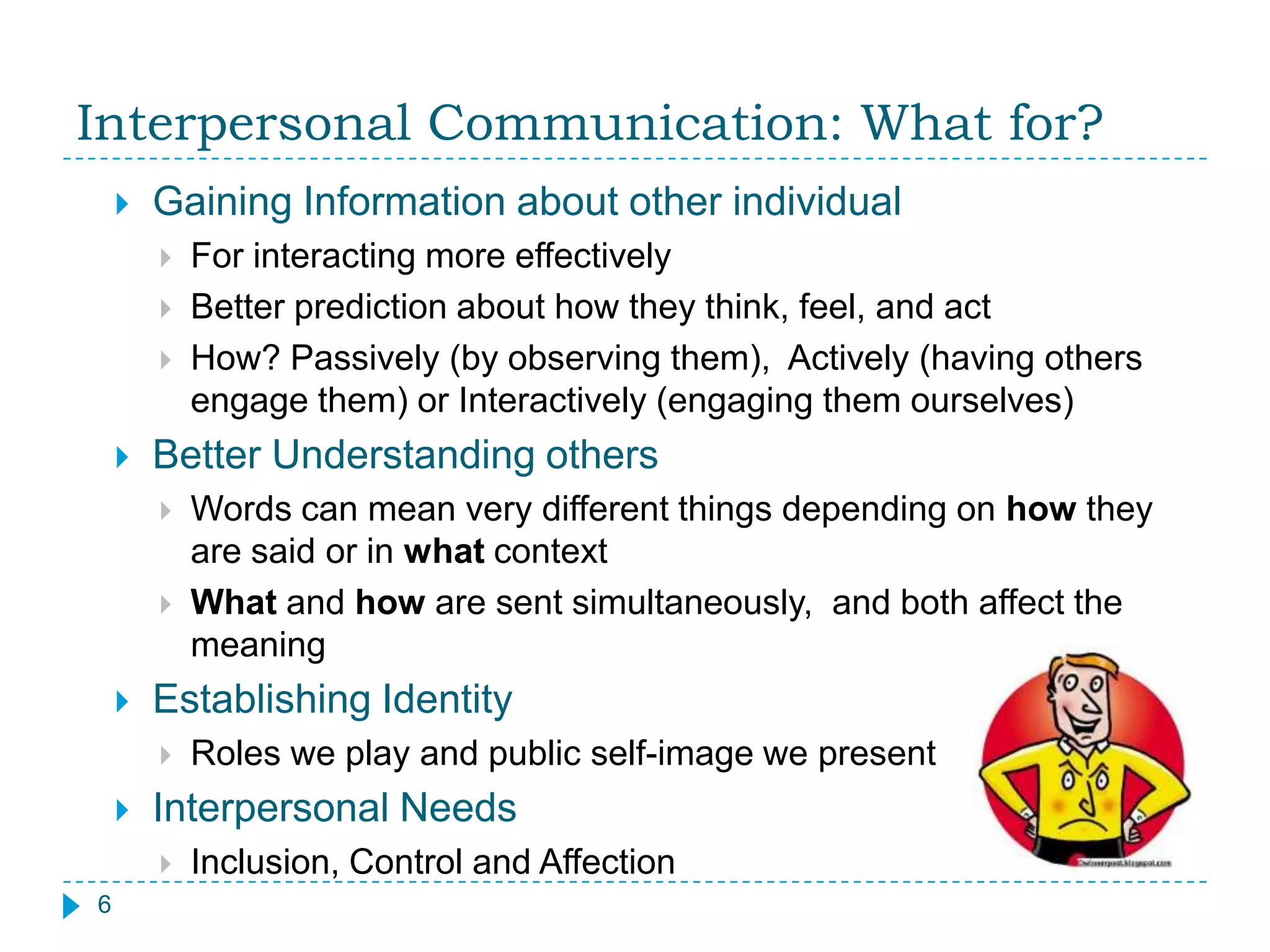 Interpersonal Communication | PPTX