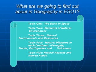 Unit 0 introduction to geography d | PPT