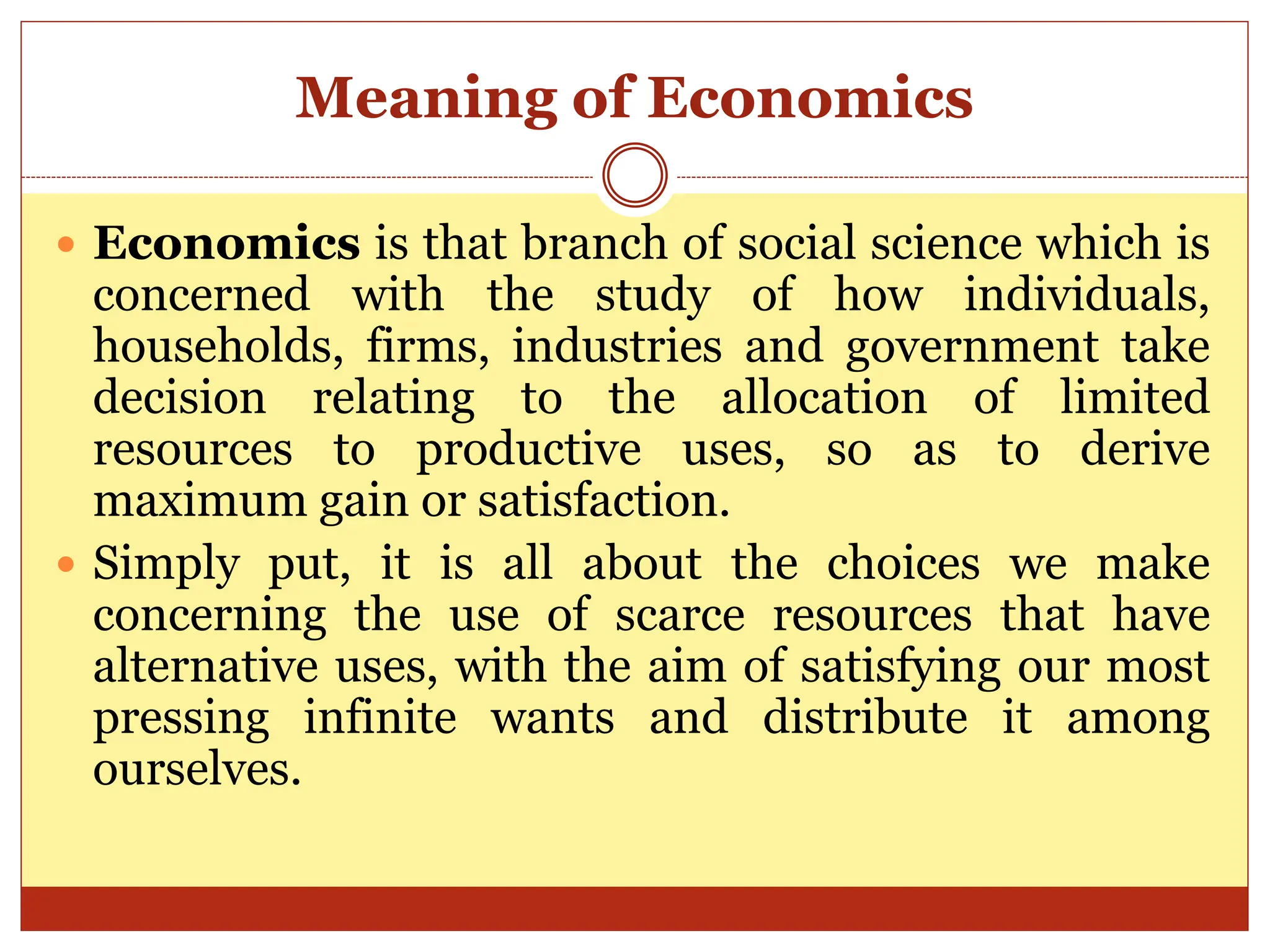 UNIT 1 - 01 Introduction of Economics (1).pptx