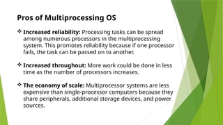 Advanced Operating Systems- Multiprocessor OS | PPTX