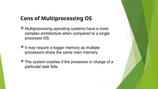 Advanced Operating Systems- Multiprocessor OS | PPTX