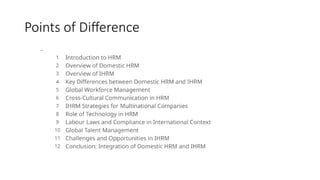 Unit 1-International HRM-Domestic HRM Vs IHRM.pptx