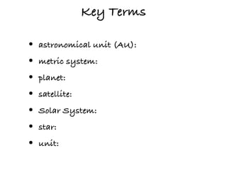Unit 1 - Our Planetary Neighborhood | ZIP | Space and Astronomy | Science