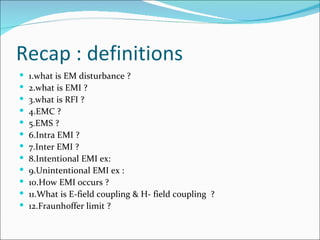 unit relating to emi | PPT