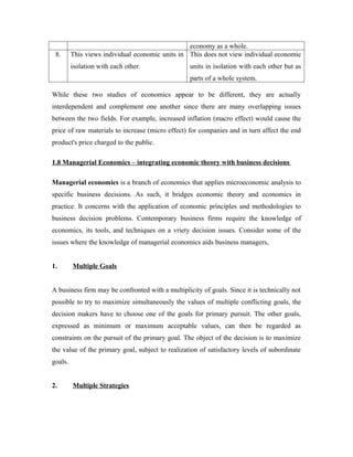 Economics concept and values | DOC