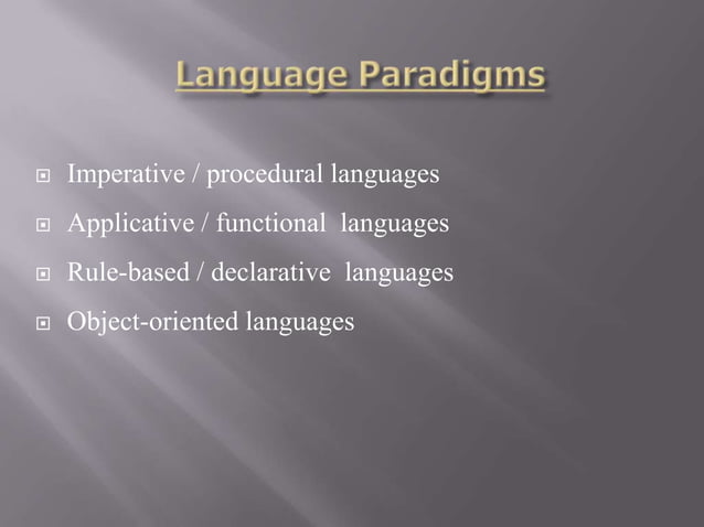 Unit1 principle of programming language | PPTX