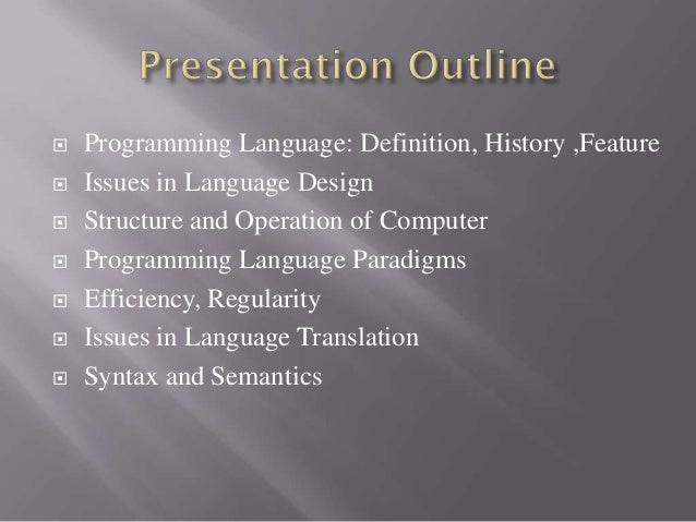 Unit1 principle of programming language Unit1 principle of programming language